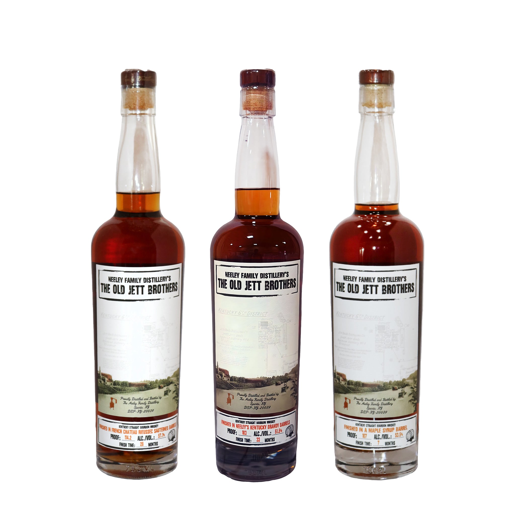 Old Jett Brothers Bundle from Neeley Family Distillery (3 Pack)